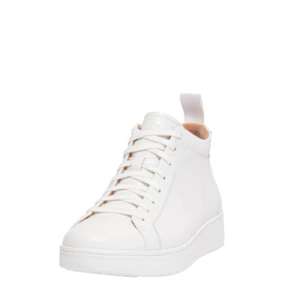 Fitflop | Shoes | New Fitflop Womens Rally Leather Hightop Sneakers In ...